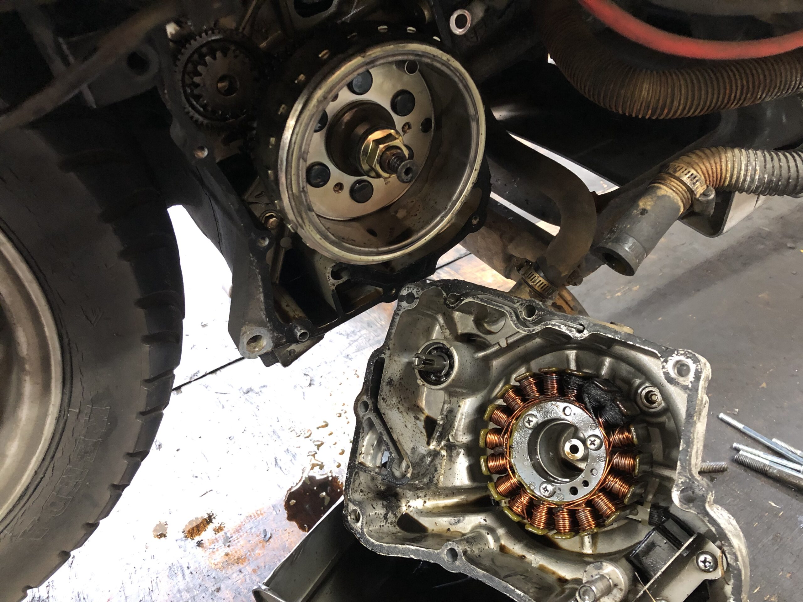 SYM 125EFIジェネレータ交換修理依頼 | eP-Garage バイク販売・修理・買取