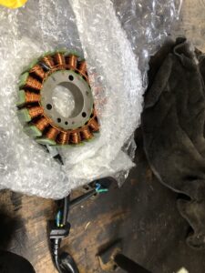 SYM 125EFIジェネレータ交換修理依頼 | eP-Garage バイク販売・修理・買取