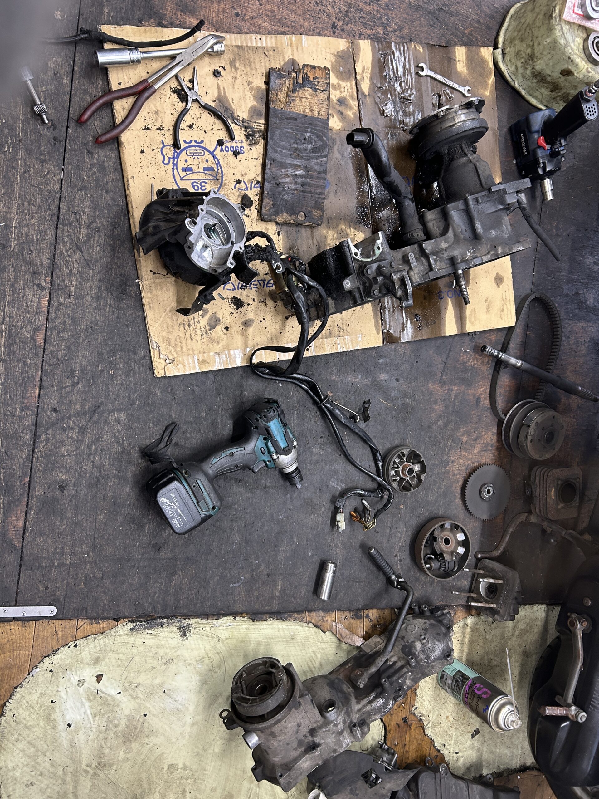 【TA02】ジャイロキャノピークランクベアリング交換 | eP-Garage バイク販売・修理・買取